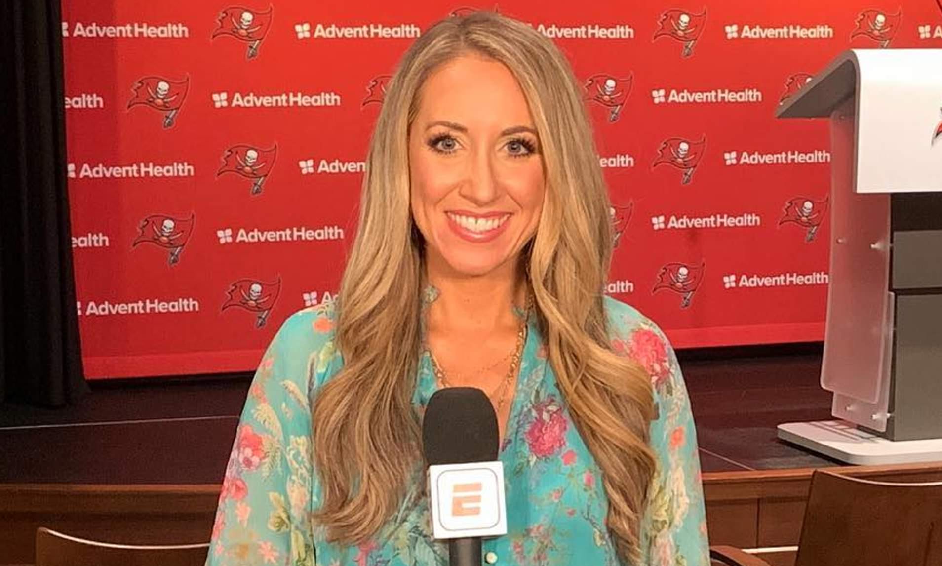 ESPN reporter reveals why she's been wearing a mask at NFL games