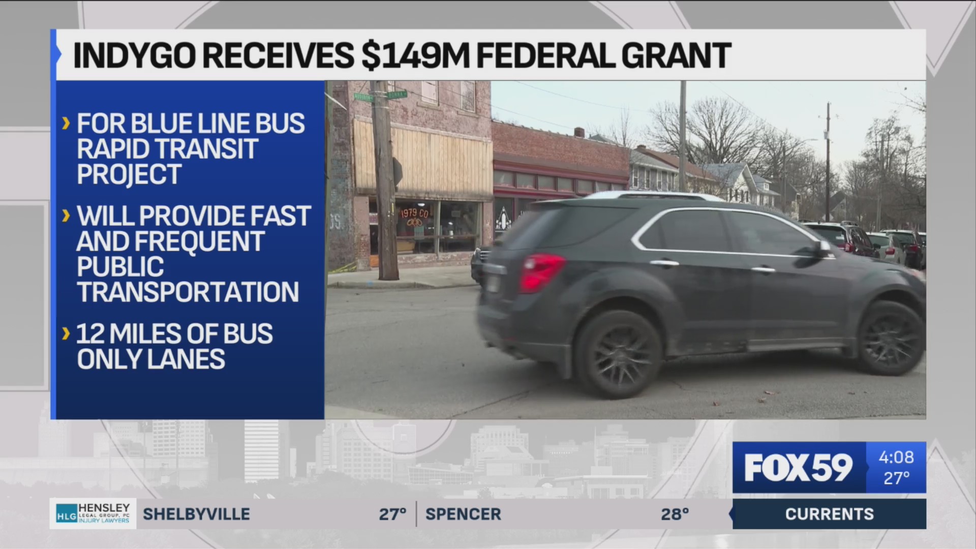 IndyGo receives $149 million federal grant for Blue Line bus rapid ...