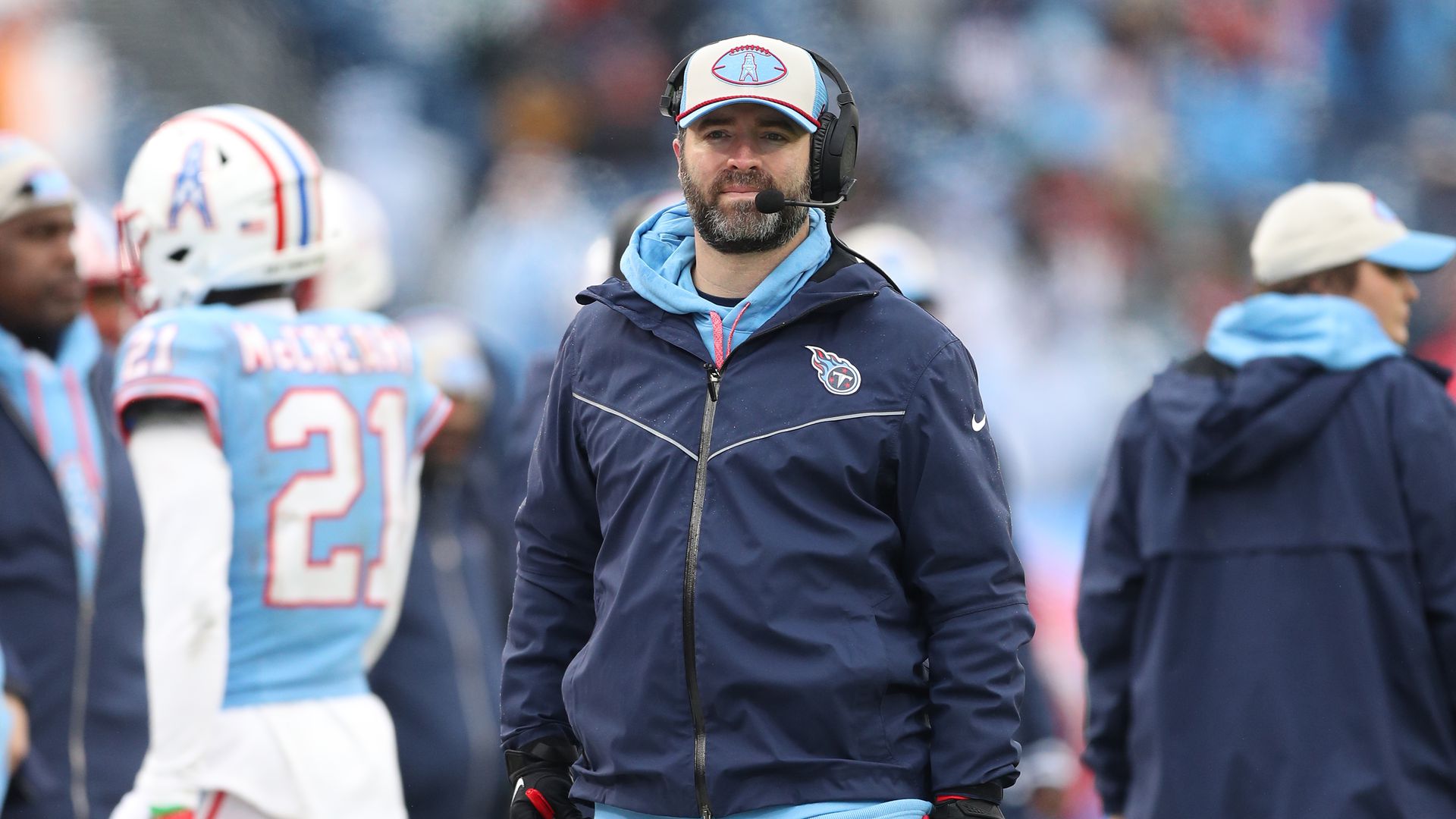 Chad Brinker on Titans head coach Brian Callahan