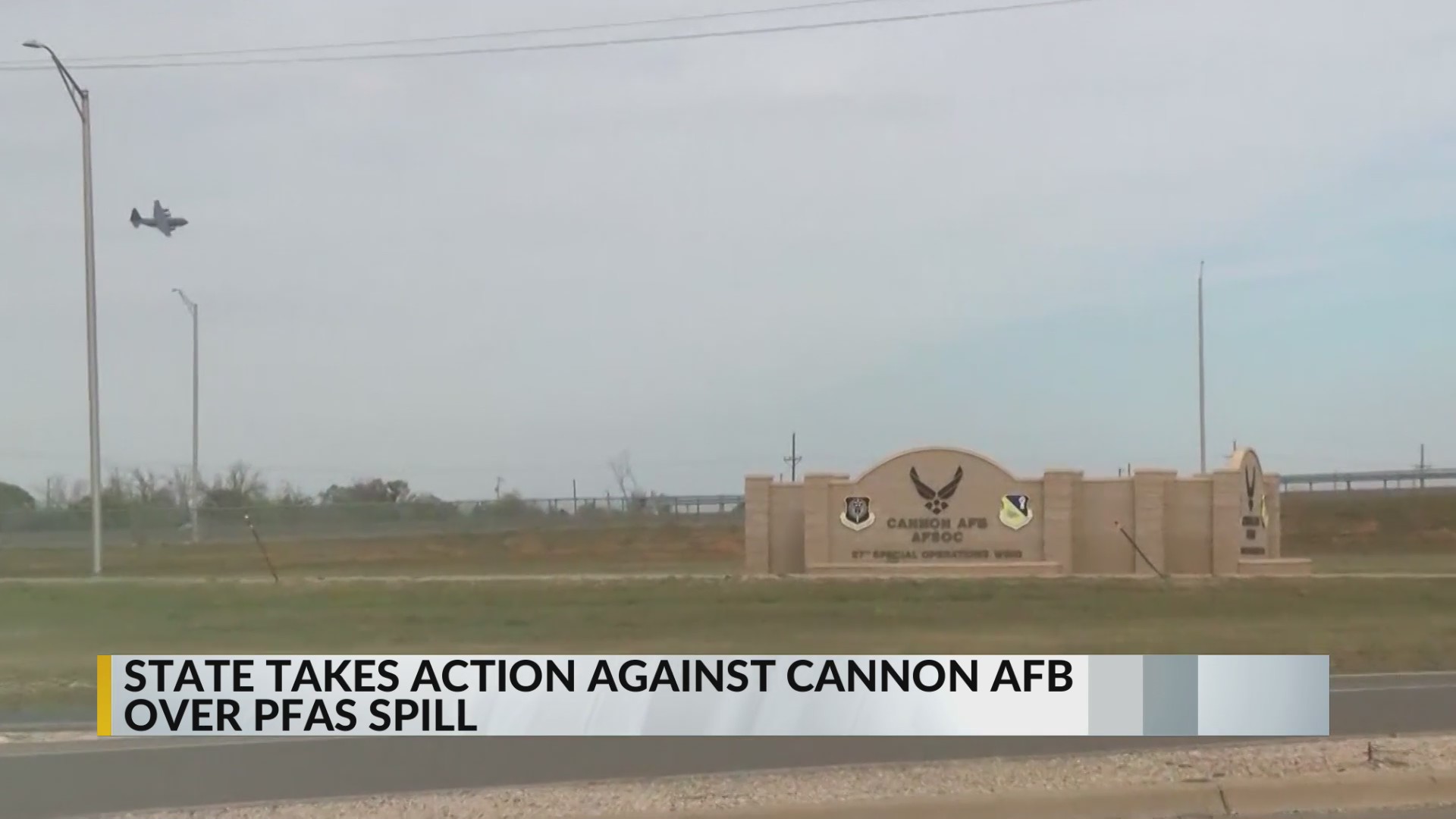New Mexico fines Cannon Air Force Base over PFAS Violation