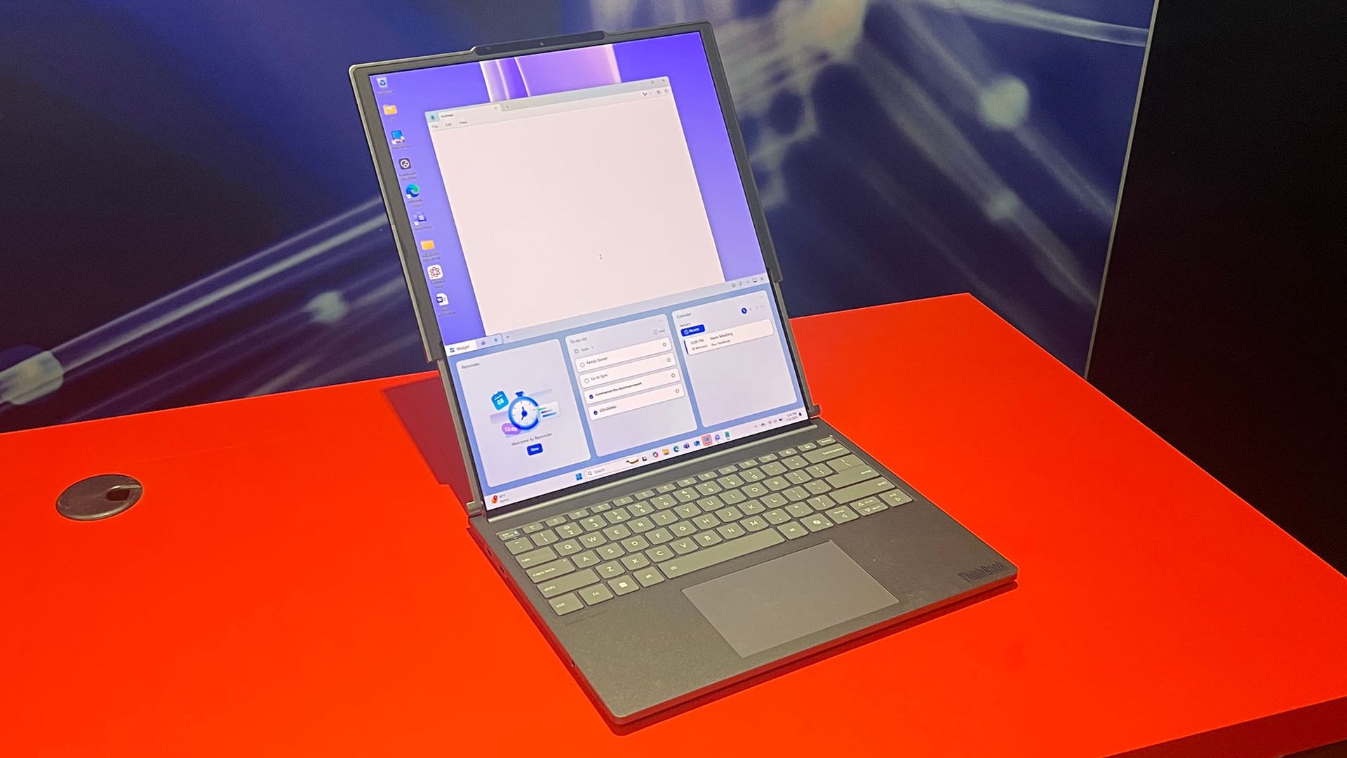 Lenovo unveils world's first rollable display laptop, the ThinkBook ...