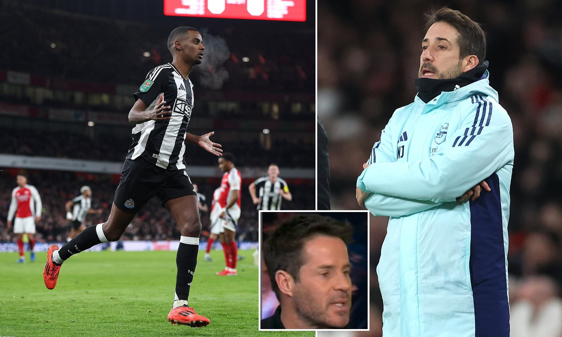 Jamie Redknapp aims dig at Arsenal set piece coach Nicolas Jover as ...