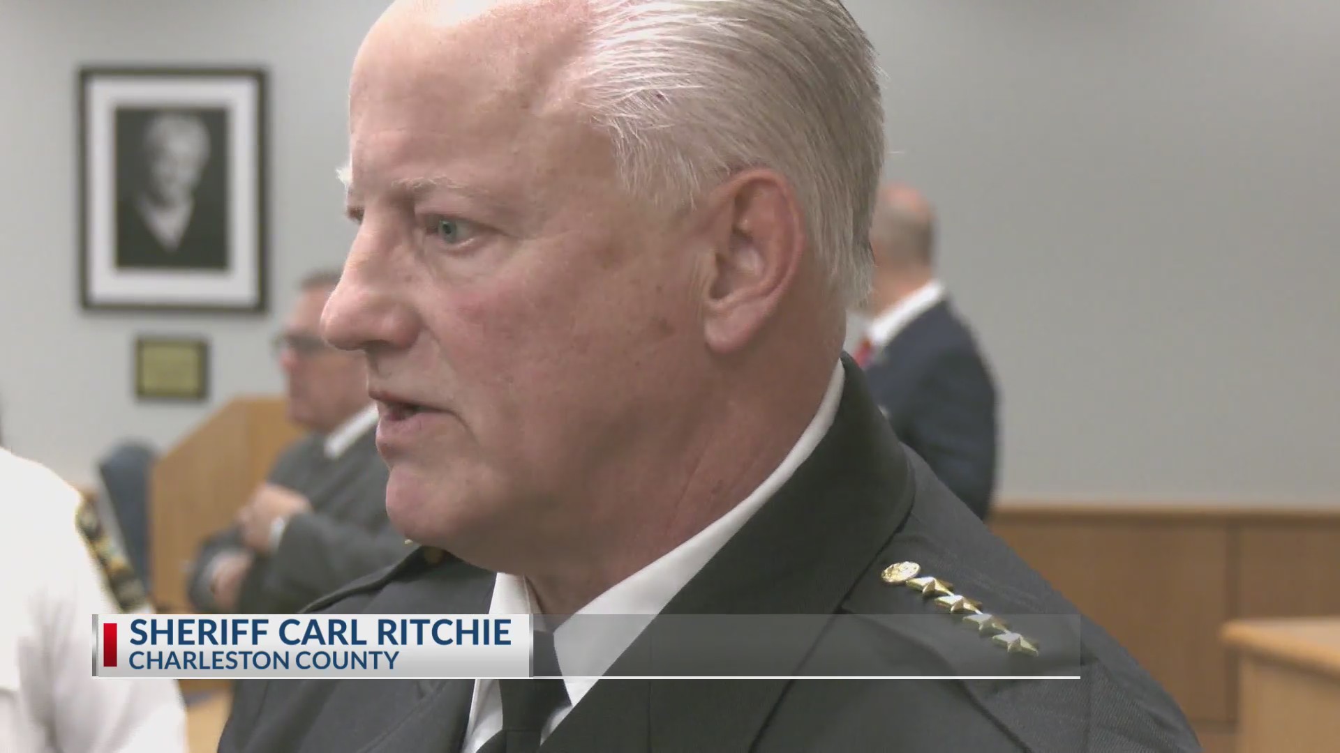 Carl Ritchie sworn in as Charleston County Sheriff