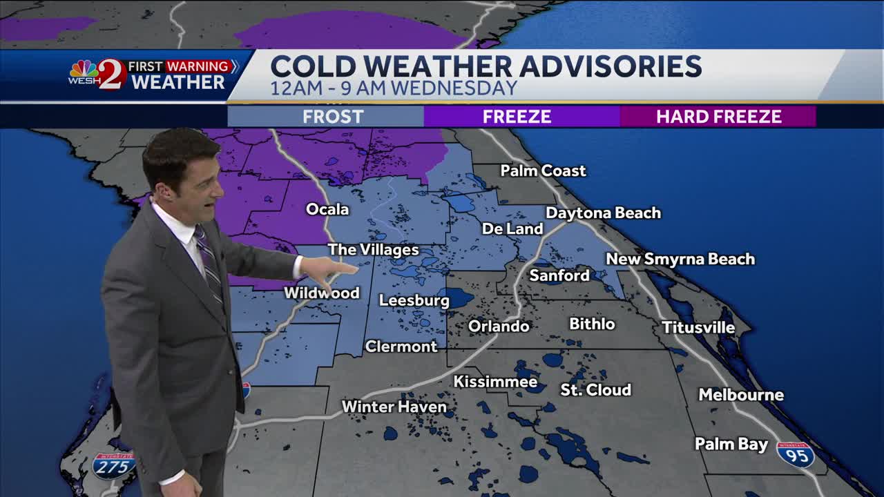 A frosty start to Wednesday morning with more cold weather into Friday ...