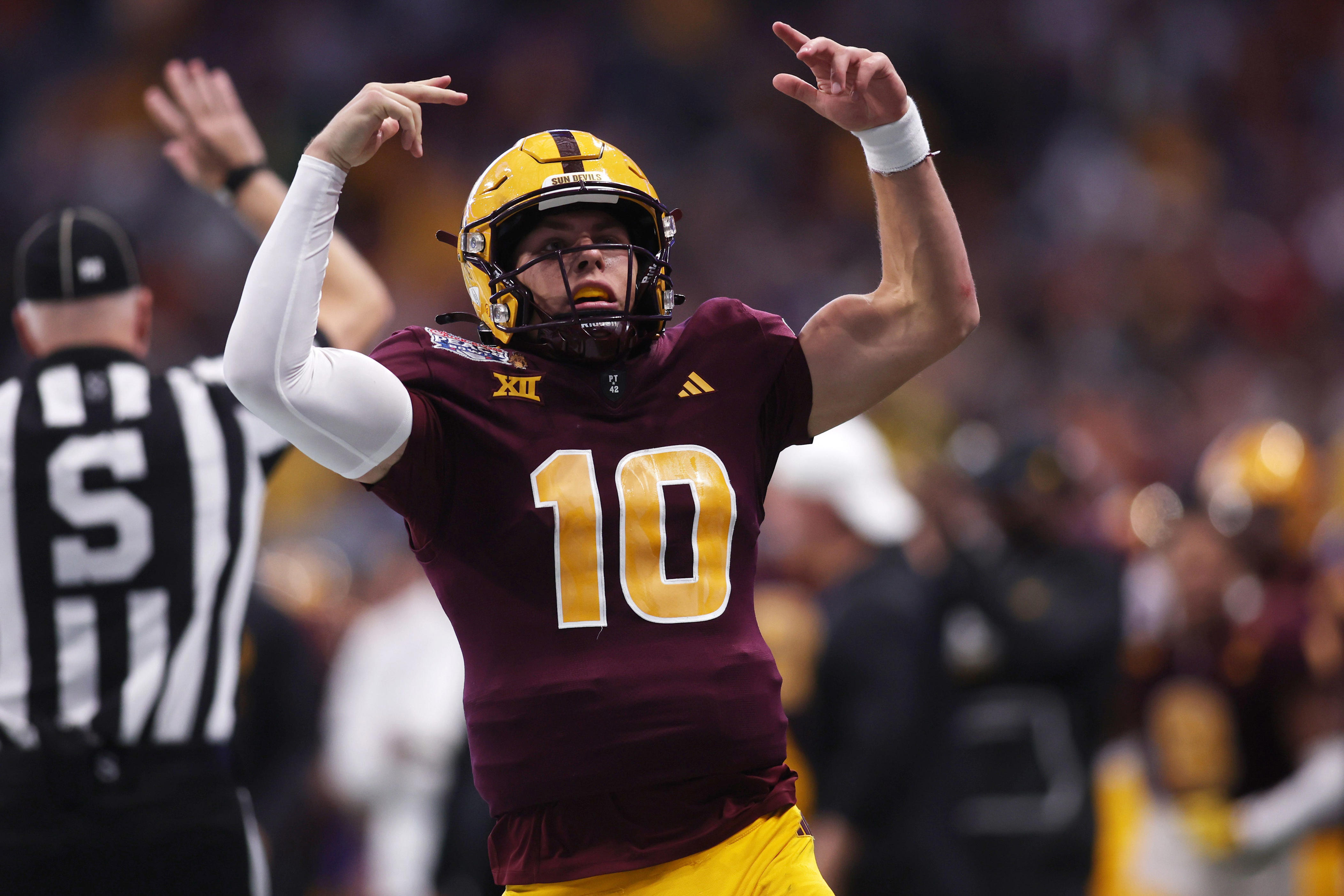 Arizona State's Sam Leavitt ranked top quarterback in 2025 college ...