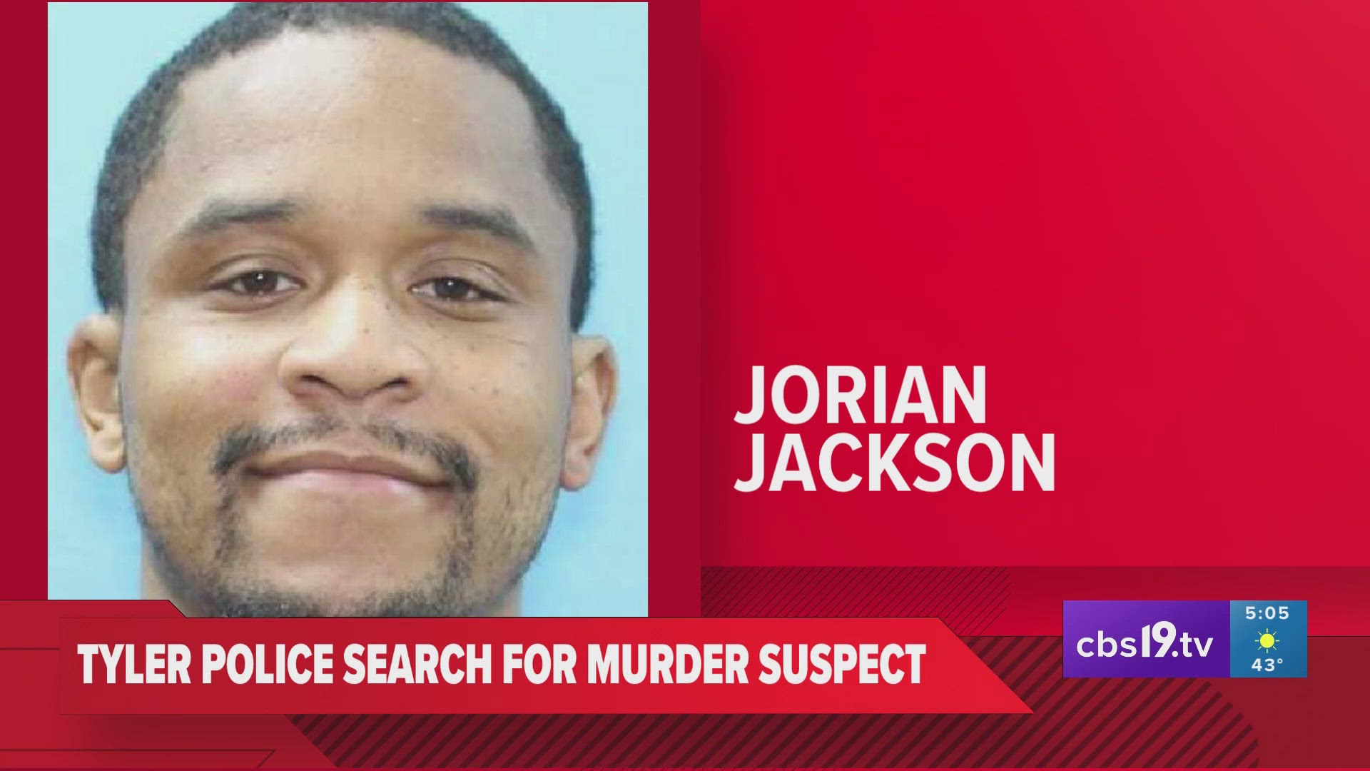 Tyler Police searching for murder suspect