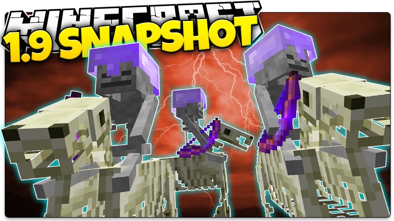 Minecraft 1.9 Snapshot | SKELETON HORSEMEN | Skeleton Horses, Skeleton ...