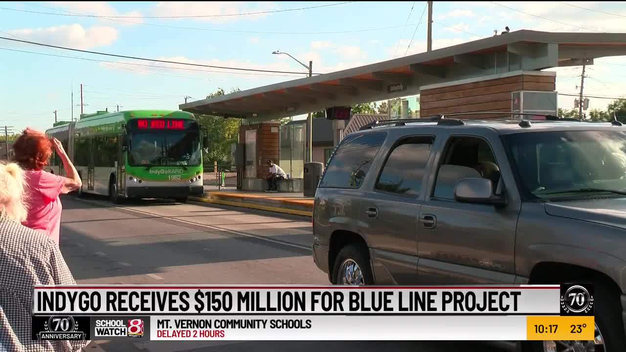 IndyGo receives $150 million for Blue Line project