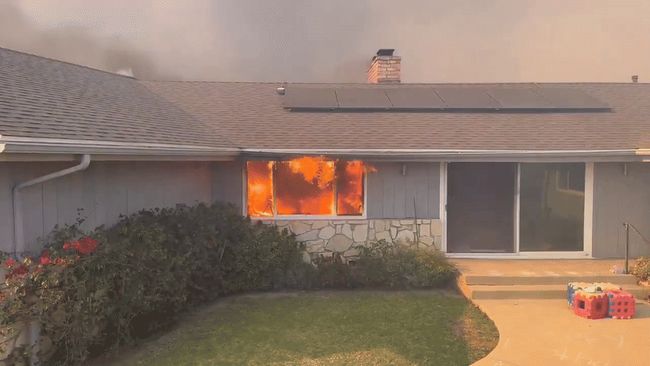 Fast-Moving Fire Destroys Pacific Palisades Homes