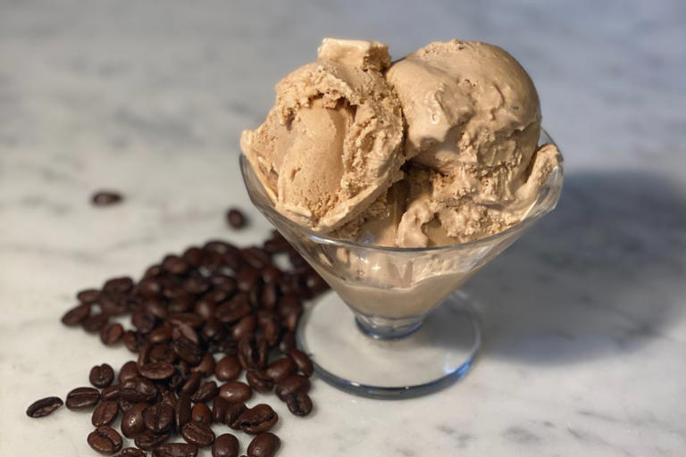 Super Easy Coffee Ice Cream Recipe with No Eggs