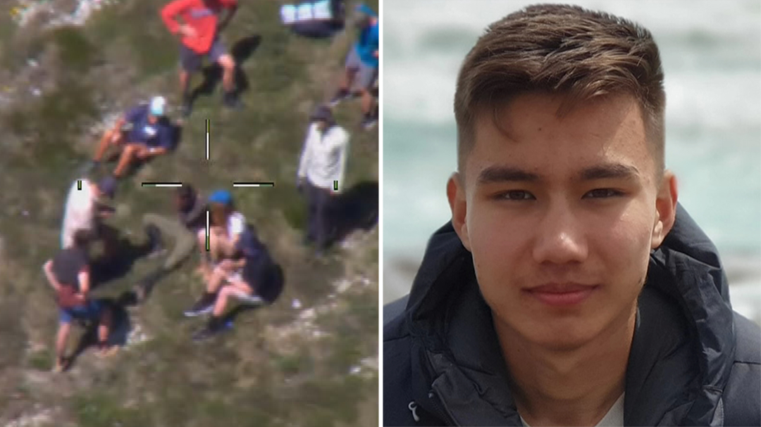 Incredible moment hiker reunites with loved ones after horror ordeal