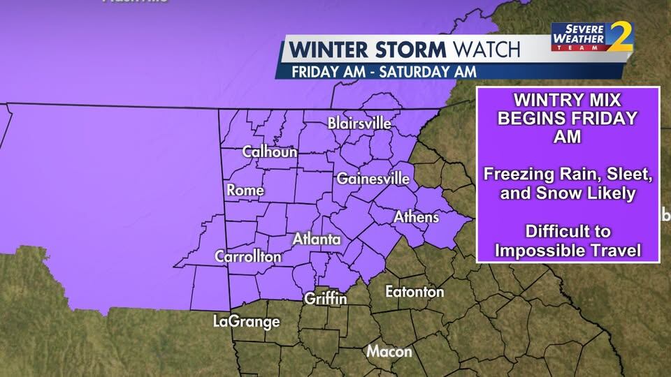 Winter storm watch: ‘Significant’ accumulations of snow likely for ...