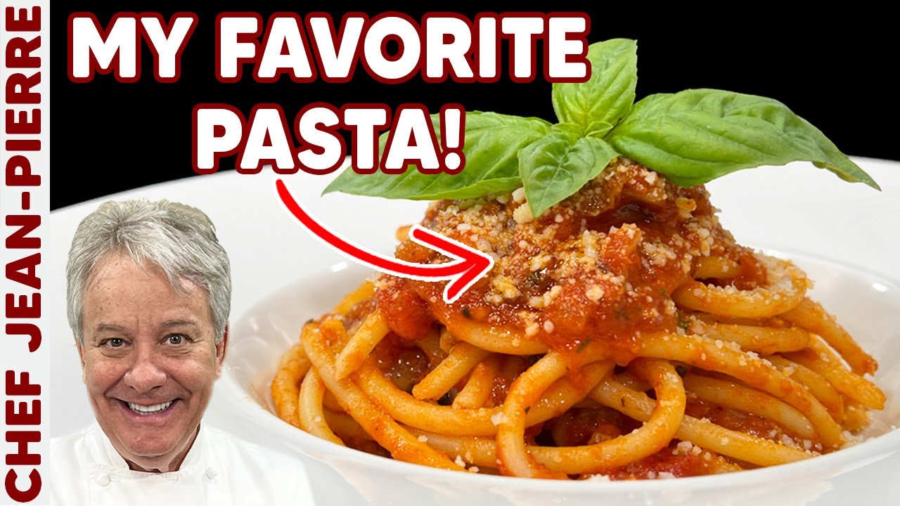 My Favorite Pasta Sauce of All-Time! _ Chef Jean-Pierre