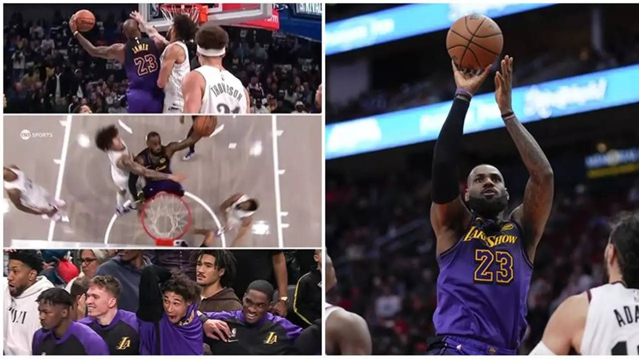 LeBron James Defies Gravity: Switches Hands Mid-Air In Crazy Dunk ...