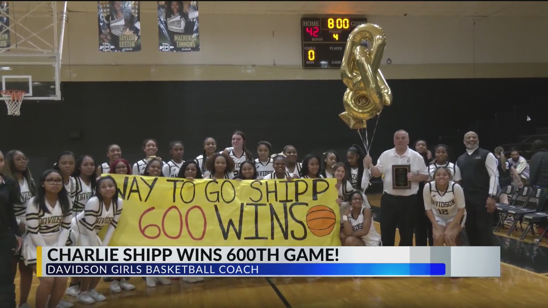 Davidson basketball coach Charlie Shipp notches career win No. 600