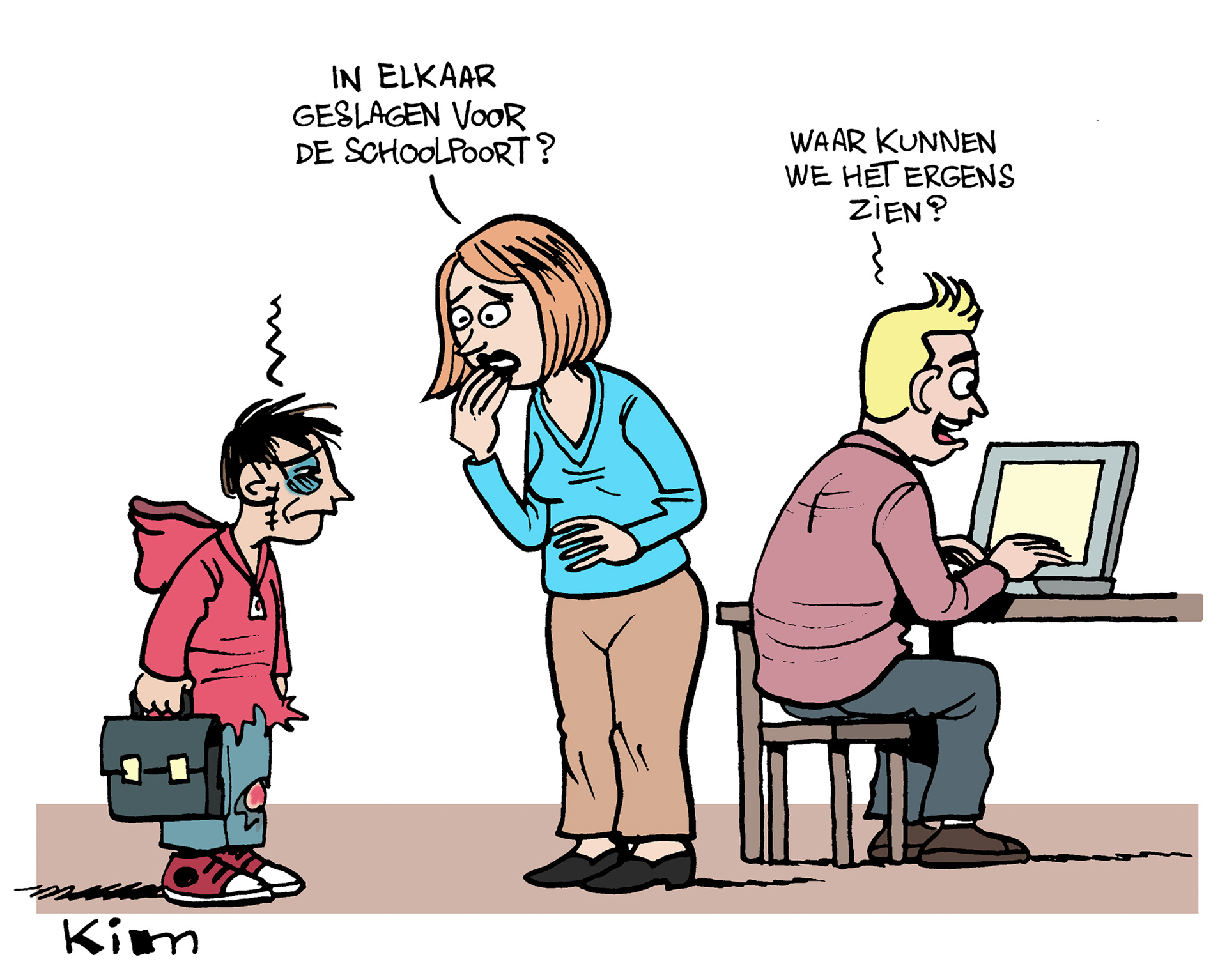 De wereld is om zeep!