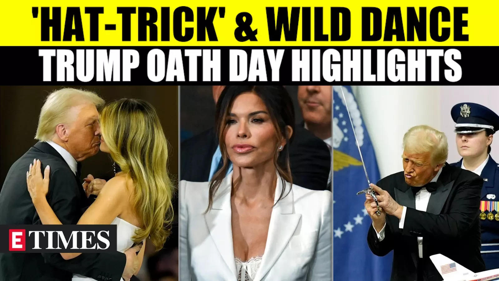 Donald Trump’s Big Day: From 'Kiss-Miss' to Sword Dance Highlights