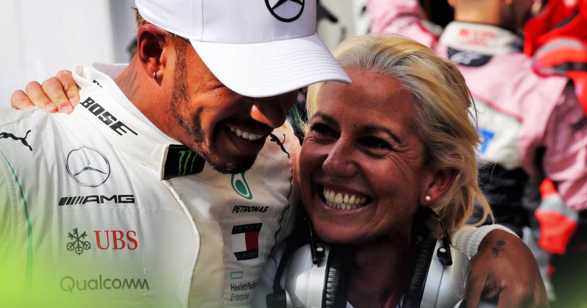 Lewis Hamilton reunites with Angela Cullen at Ferrari with secret ...