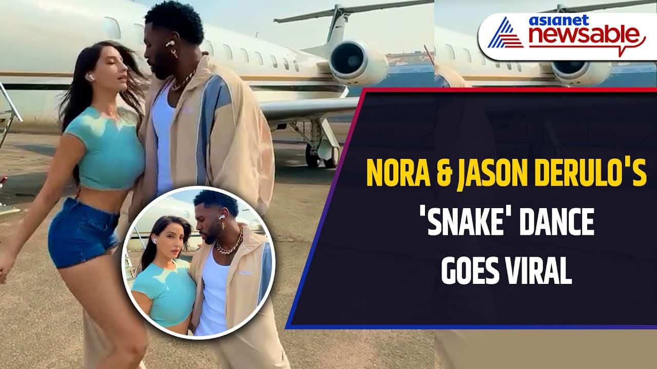 Nora Fatehi & Jason Derulo's Snake Dance Near an Airplane Goes Viral!