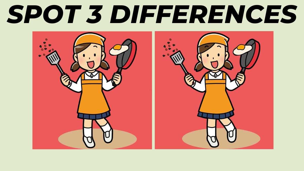 Spot the Differences: You are a puzzle legend if you can spot 3 ...
