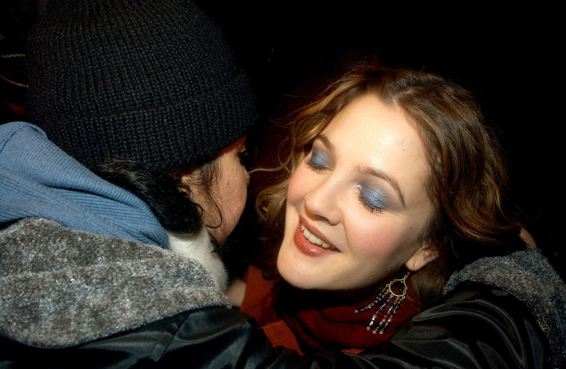 Stars who hug their fans