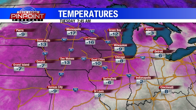 ‘Extreme cold warning’: Temps way down and schools are out