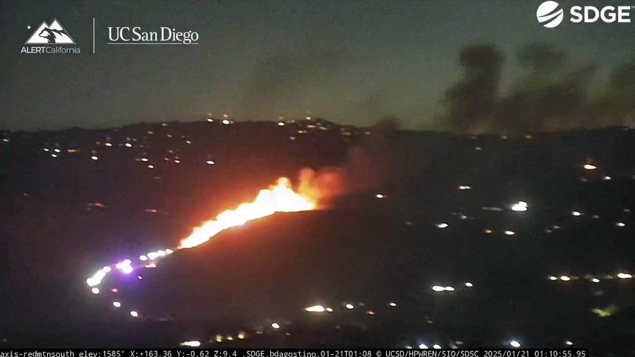 San Diego County's Lilac Fire prompts evacuations