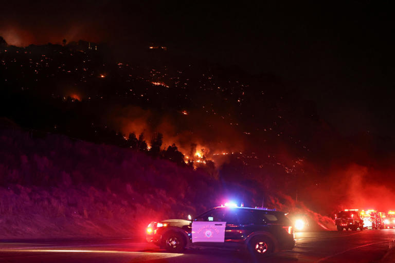 See photos: Lilac Fire, other brush fires break out across San Diego County