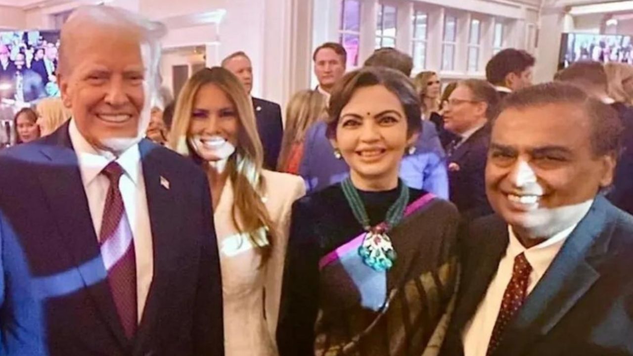 Nita Ambani straalt tijdens ontvangst van Donald Trump met historische ...
