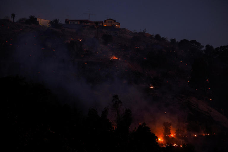 See photos: Lilac Fire, other brush fires break out across San Diego County