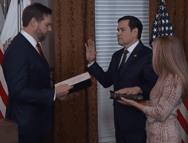 Vice President JD Vance Swears In Former Florida Sen. Marco Rubio As U ...
