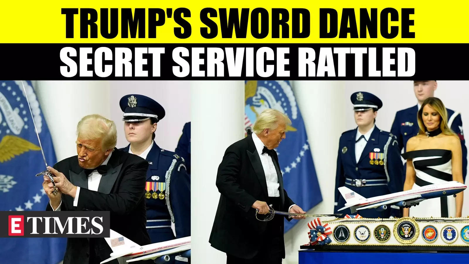 Trump’s Unscripted Sword Dance Leaves Secret Service On High Alert ...