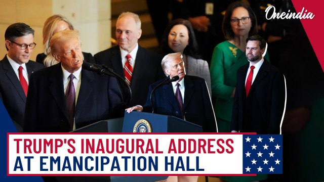 FULL SPEECH: President Trump Addresses Crowd at Emancipation Hall on ...