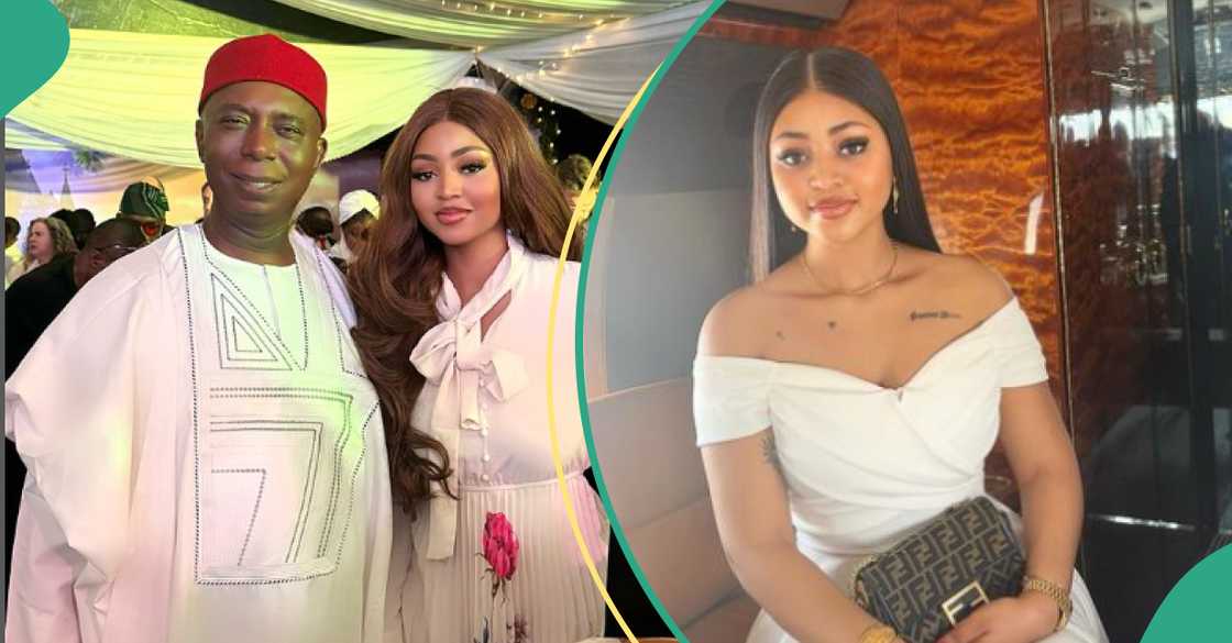 Ned Nwoko seen with Moroccan wife Laila Charani amid Regina Daniels ...