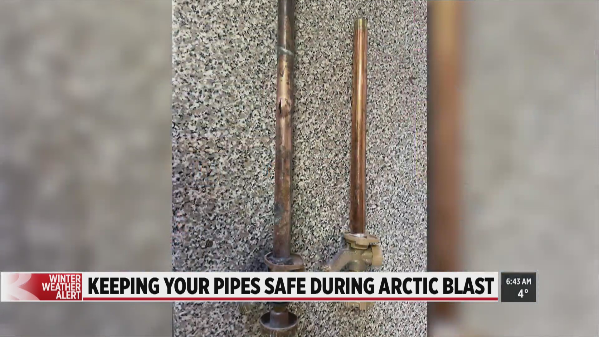 Keeping your pipes safe during Arctic blast