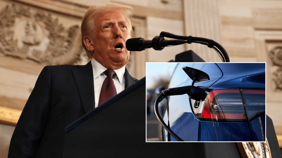 Trump cancels US electric car mandate in first 24 hours in office ...