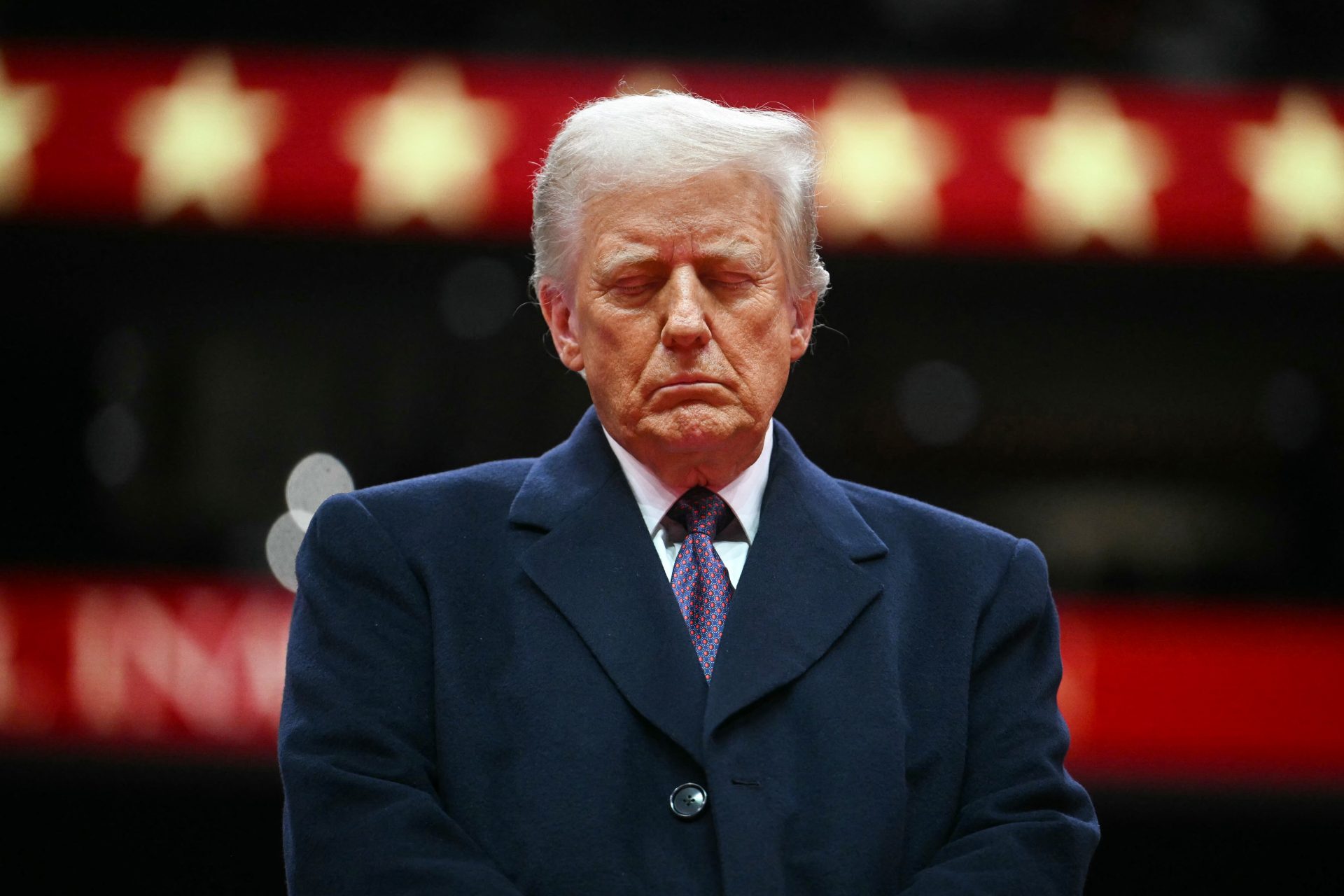 In Photos: the unseen pictures from Donald Trump’s bizarre inauguration