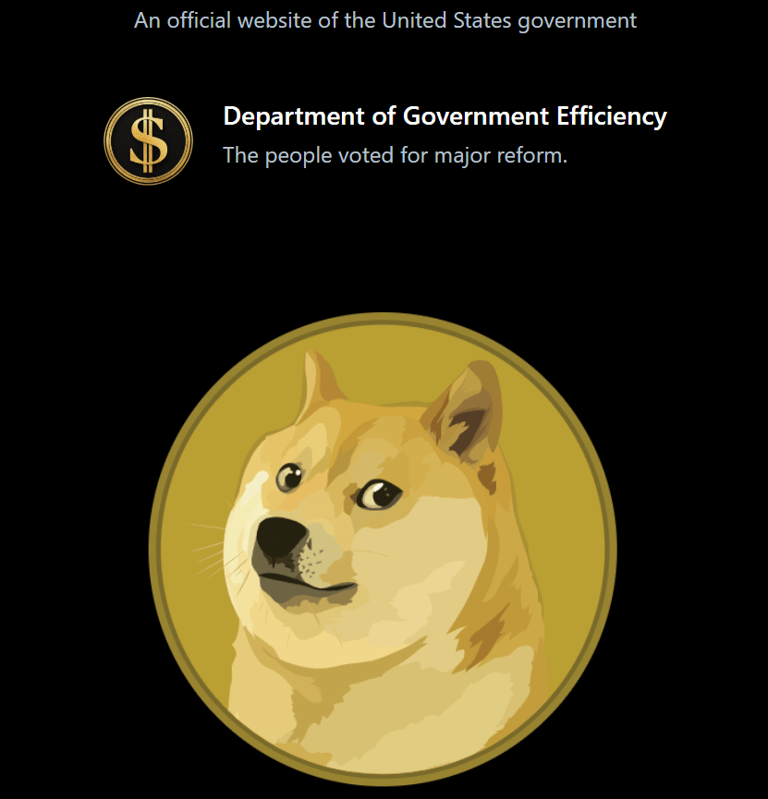 Musk’s DOGE agency launches official website with Dogecoin logo