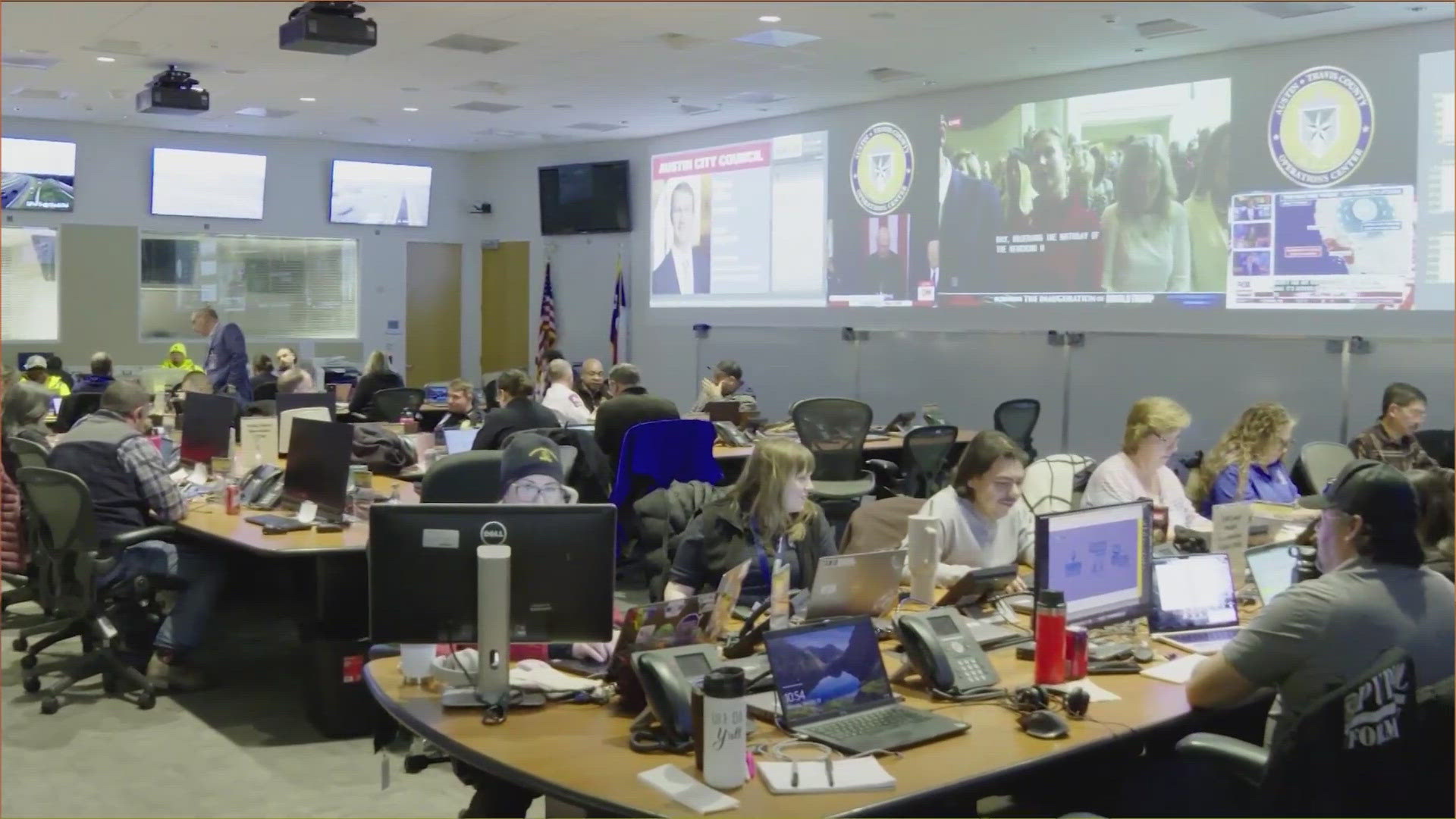 Austin's Emergency Operations Center is running amid winter weather