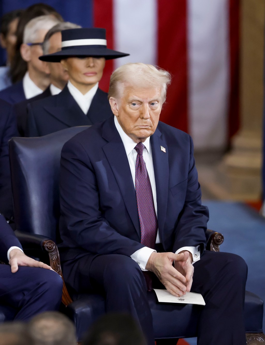 Lauren Sánchez swaps peekaboo bra for ethereal gown at Trump’s ...