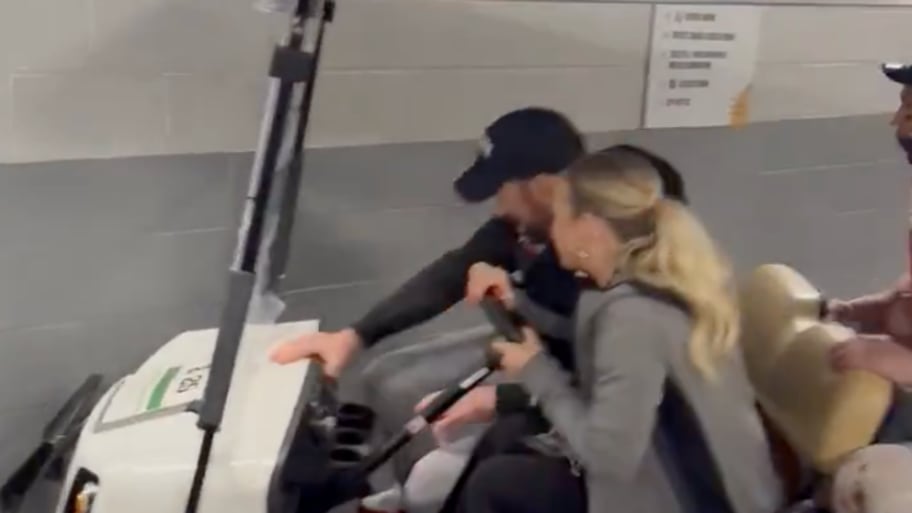 Ryan Day, OSU Players Had Funny Reaction to Their Cart Crashing Into ...