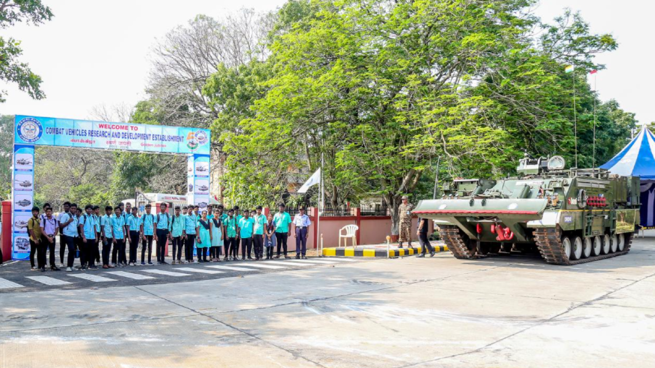 Exhibition of defence products conducted for polytechnic, ITI students ...