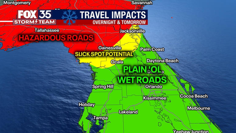 Winter storm and freeze warnings in place: Will it snow in Central Florida?