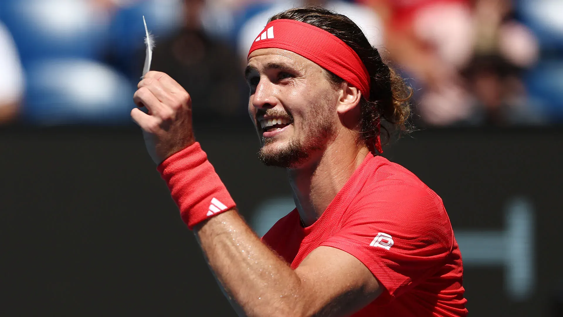 Veer op de baan, Zverev woedend op de scheidsrechter: de afbeeldingen