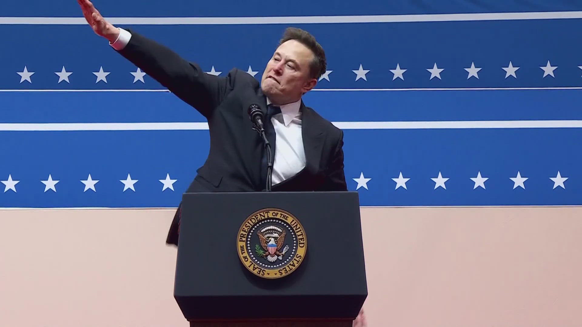 Elon Musk's hand signal drawing outrage