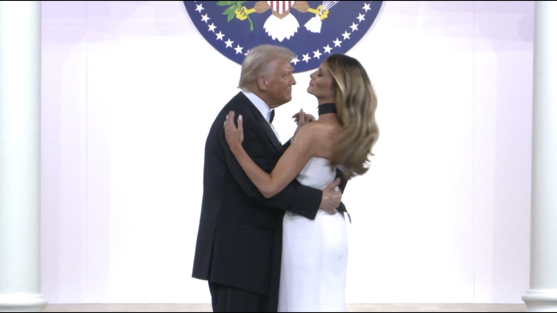 Trump's first dance at Commander-In-Chief Ball