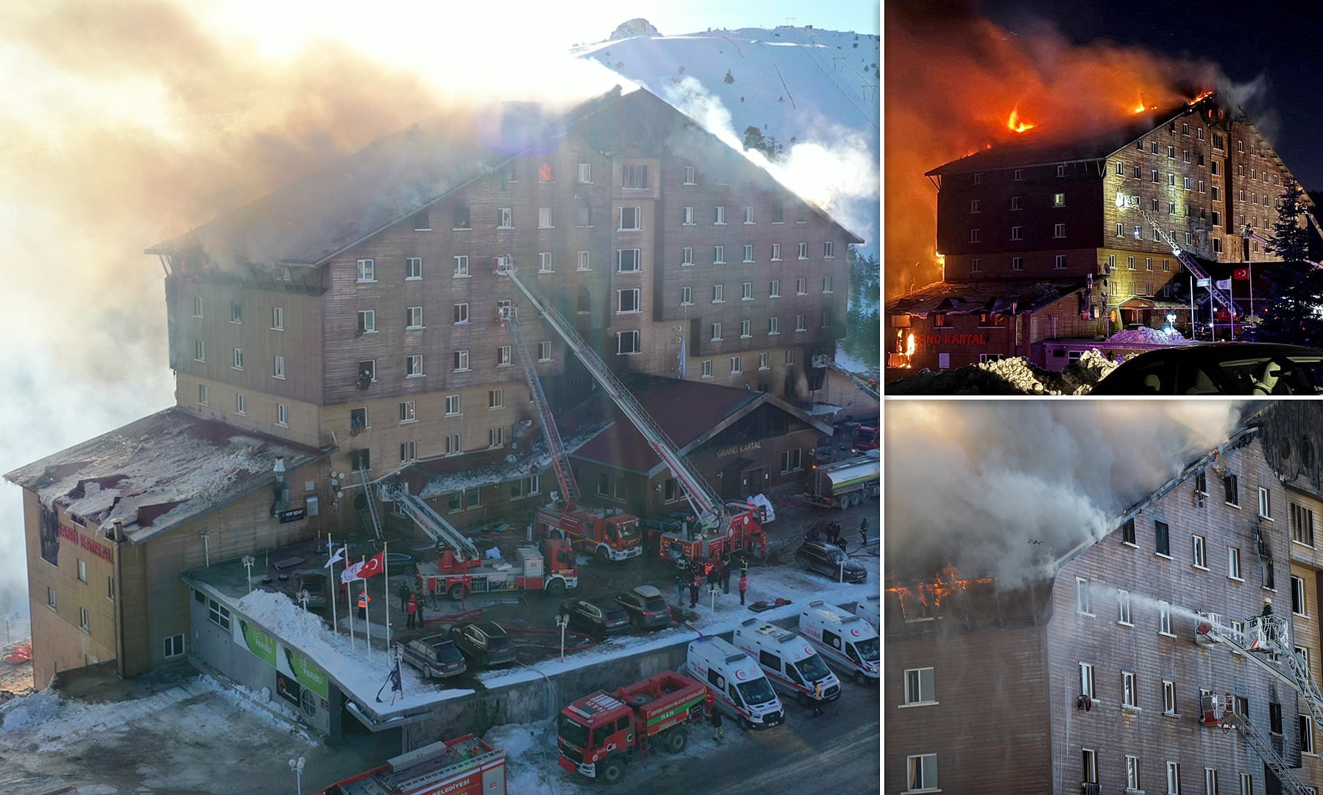Death toll in ski resort hotel fire climbs to 66, with 51 wounded