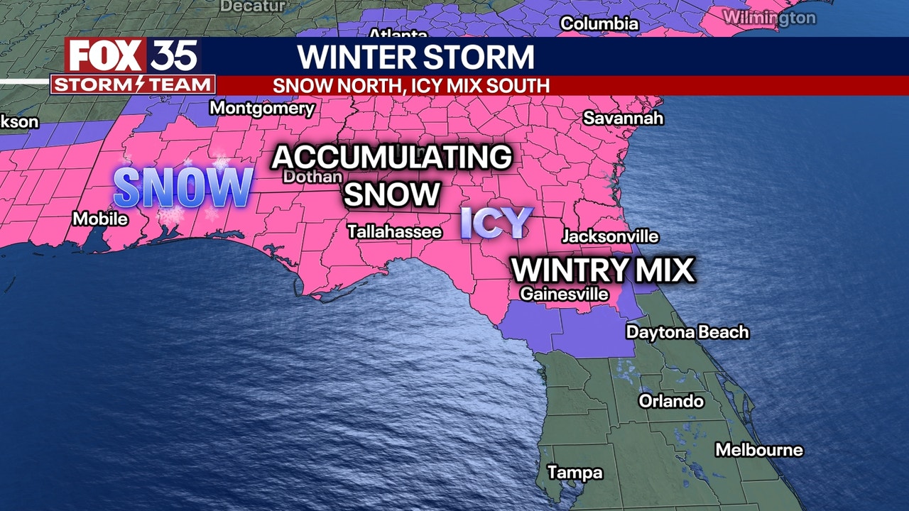 Live Florida winter storm updates: Snow, ice, forecasts, impacts and more