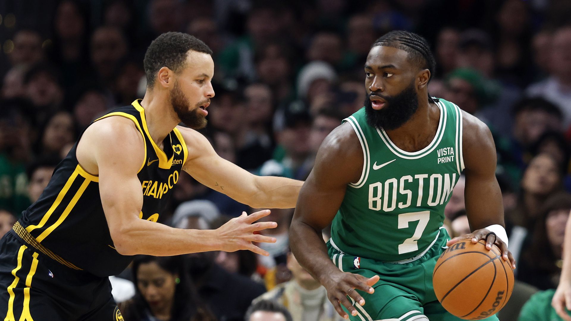 Parquet plays: Brown and Boston’s bully ball