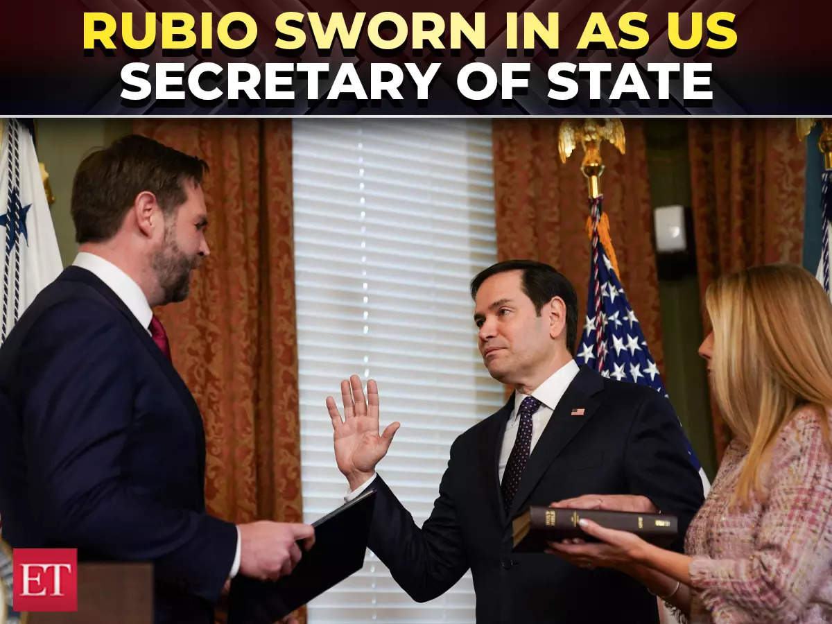 Trump 2.0: Marco Rubio sworn in as US Secretary of State, reveals US ...